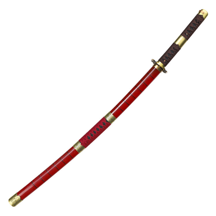 One Piece Zoro Red Handmade Katana Sword — Cutting Edge Cutlery Co.