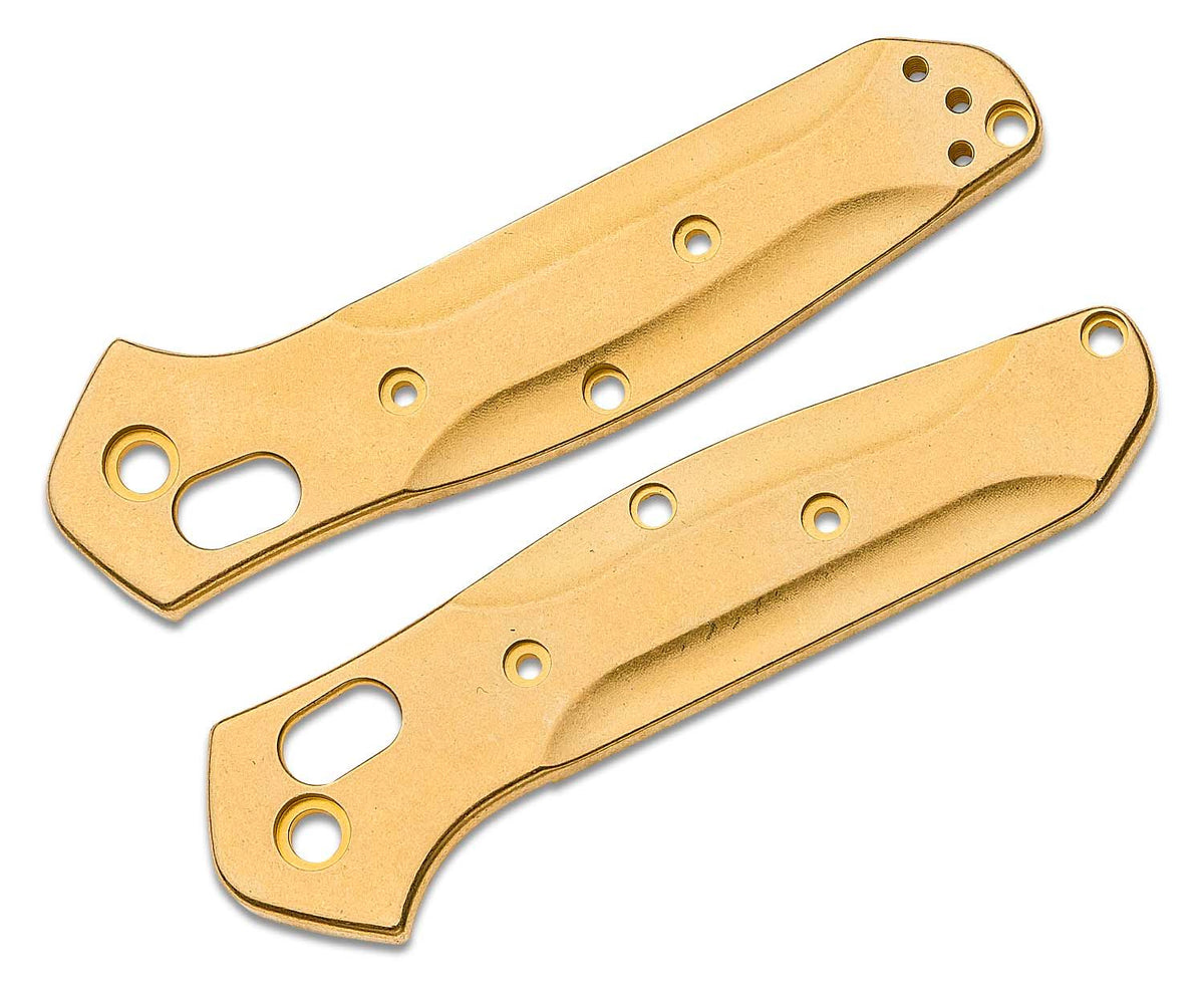 Flytanium Brass Scales for Benchmade Mini Osborne 945 FLY-0818 ...