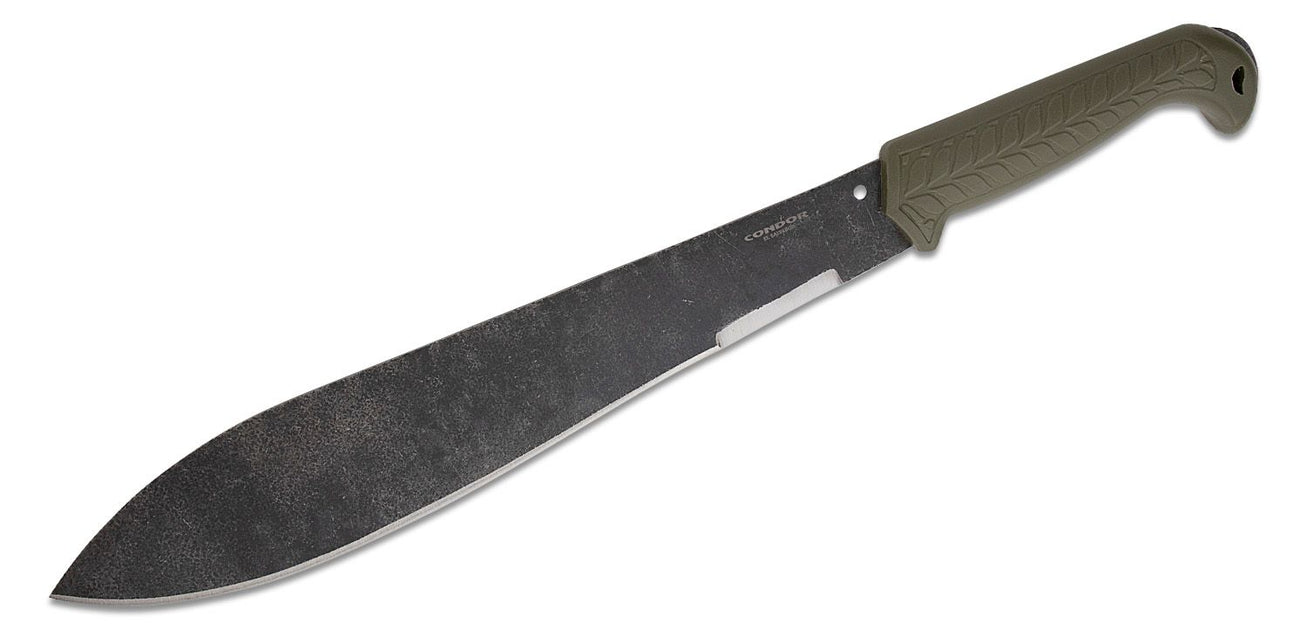 Condor Terrachete Machete Fixed Blade Knife HIP Army Green (14.6" Natu ...