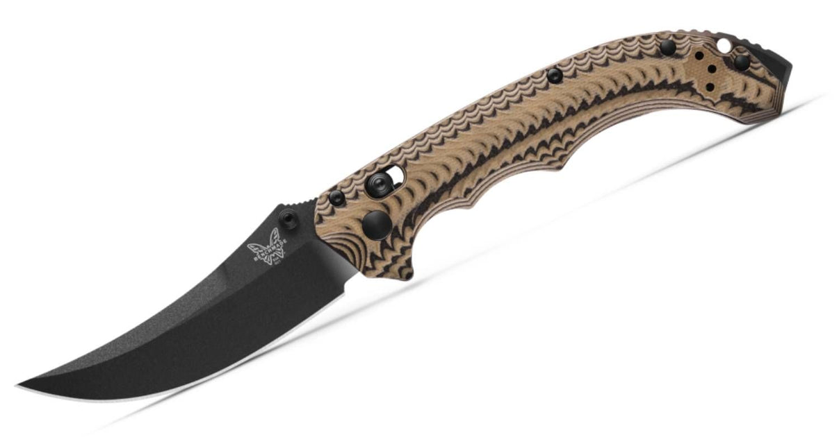 Benchmade Mini Bedlam AXIS Lock Knife Coyote/Black/OD Green G-10 (3.45 ...