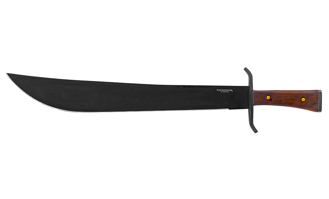 Condor German Aviator Machete Fixed Blade Walnut Wood (15.92" Black) C ...