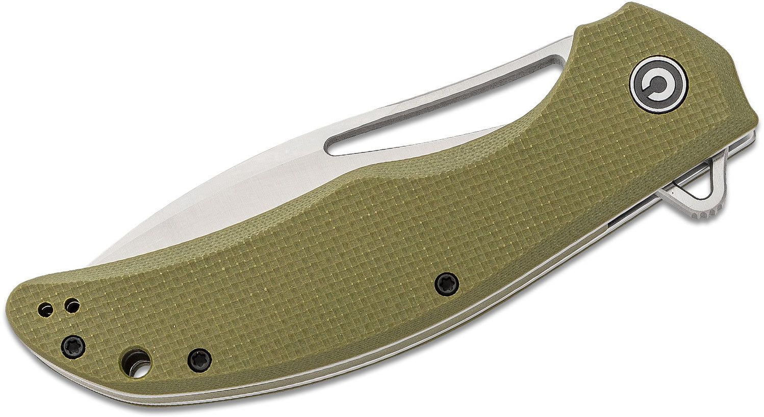 CIVIVI Vexer Flipper Liner Lock Knife OD Green G-10 (3.96" Satin) C915 ...