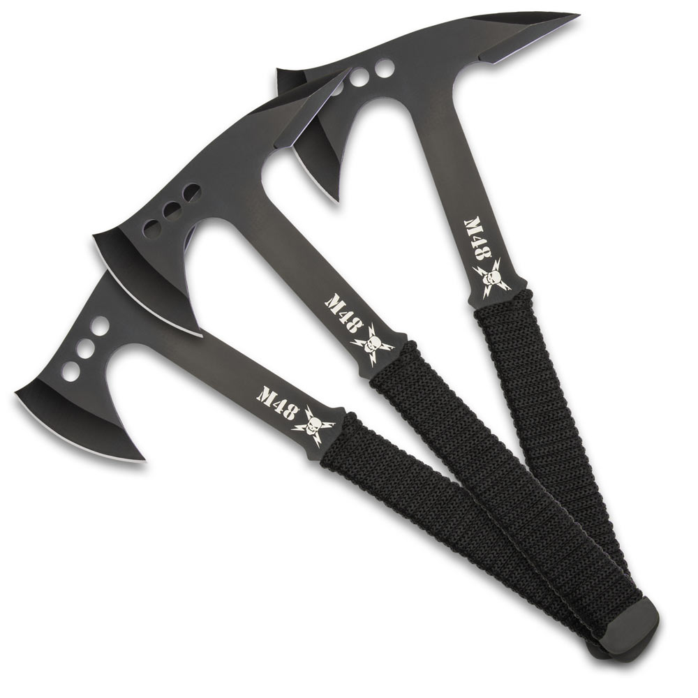United Cutlery M48 Pro Throwing Axe Set UC3490 — Cutting Edge Cutlery Co.